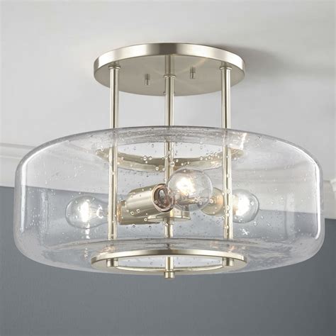 Semi Flush Ceiling Light Replacement Glass Shelly Lighting