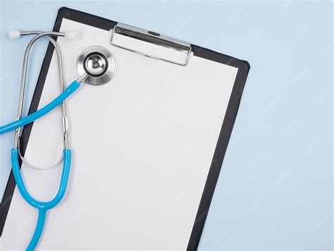 Premium Photo Stethascope With A Tablet On A Blue Background