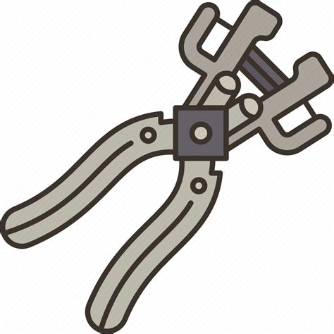Pliers Disassembling Clamp Locksmith Tool Icon Download On Iconfinder