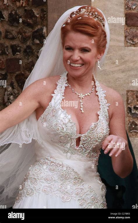Patsy Palmer The Cast Of The Tv Soap Eastenders Filming The Wedding