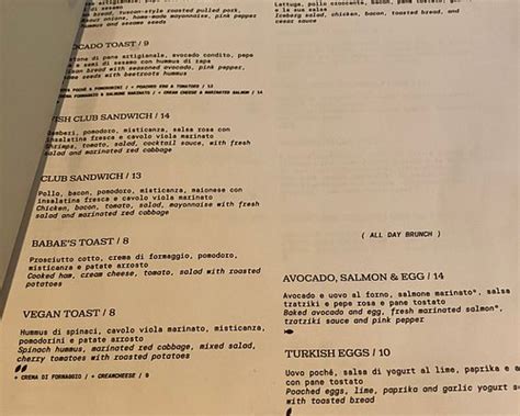 Babae Florence Centro Storico Menu Prices And Restaurant Reviews Tripadvisor