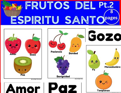 Frutos Del Espiritu Santo Galatas 5 22 23 Escuela Dominical Leccion