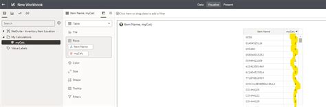 How To Count Number Of Rows In Table Visualization In NSAW Workbook Oracle Analytics