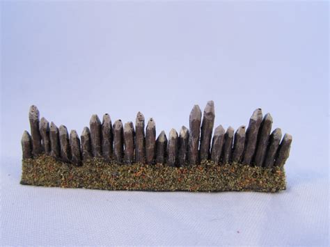 15 Mm Pallisade Wall Wargames Terrain Workshop