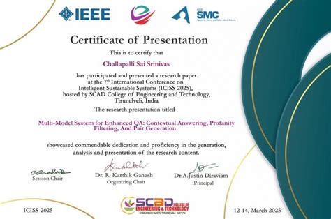 Excited To Share That I Had The Opportunity To Present My Research Paper At The 7th