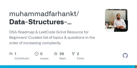 GitHub Muhammadfarhankt Data Structures Algoithms Resource For Beginners DSA Roadmap
