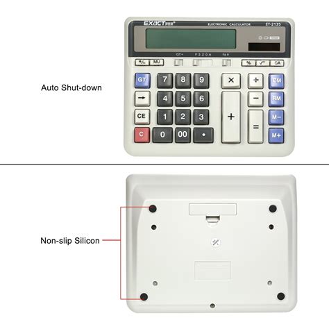 Large Computer Electronic Calculator Counter Solar Grandado