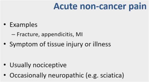 Pain Classification Flashcards Quizlet