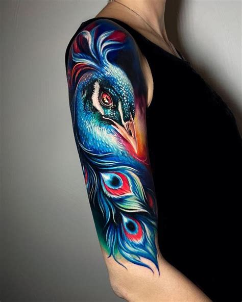 Full Peacock Tattoos