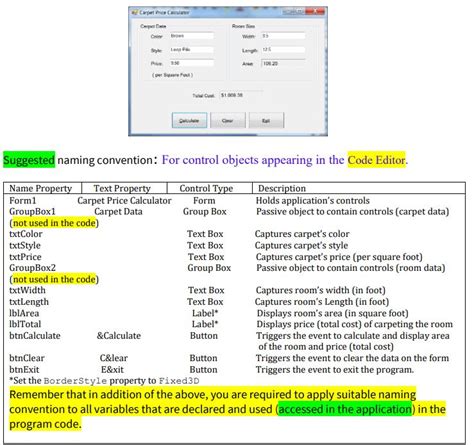 Solved Assignment Points Carpet Price Calculator Chegg Com