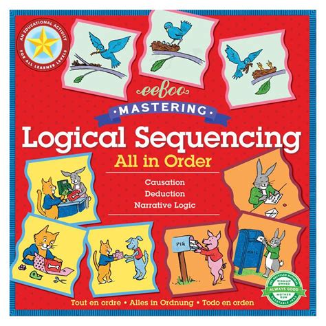 Eeboo Mastering Logical Sequencing All In Order Yeagers Sporting Goods
