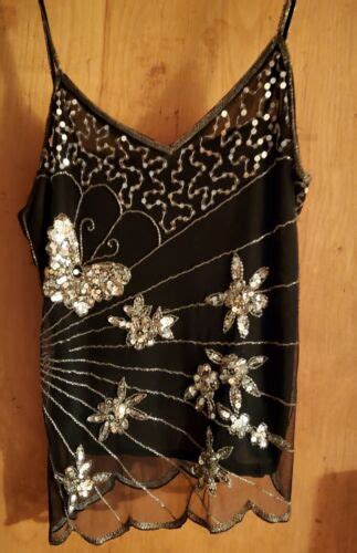 Vintage Beaded Sequin Top Gem