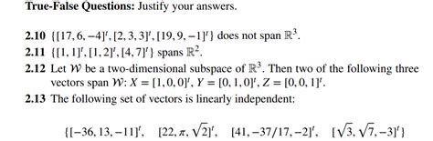 Solved True False Questions Justify Your Answers 2 10