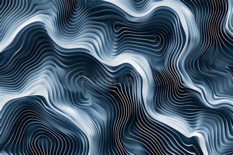 Stylish Abstract Wave Lines Pattern Creating A Dynamic Background Design Stock Image Image Of