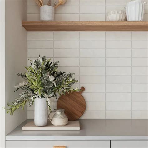 Gradient Blanco Subway Porcelain Tile Matte White Subway Tiles