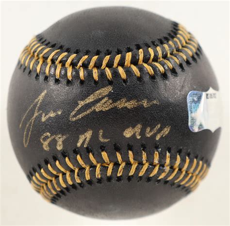 Jose Canseco Signed Oml Baseball Inscribed 1988 Al Mvp Radtke