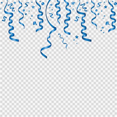 Blue Confetti Clipart