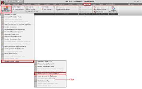 Modify Live Load Reduction Factor