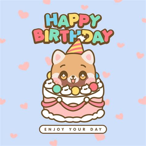 Imágenes De Feliz Cumpleanos Kawai Descarga Gratuita En Freepik