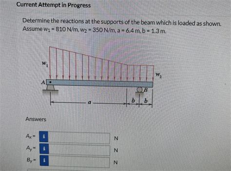 Solved Current Attempt In Progress Determine The Reactions Chegg