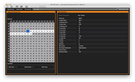 How Do You Go About Patching The Edid · Issue 1 · Mafredrimacos Display Overrides · Github