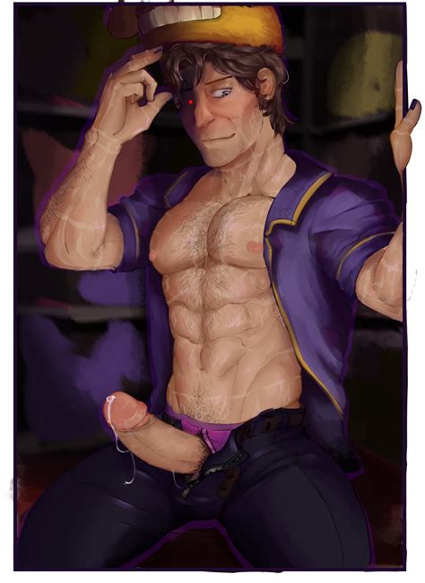 Rule 34 1boy Cheekycreepy Erection Five Nights At Freddys Gay Human