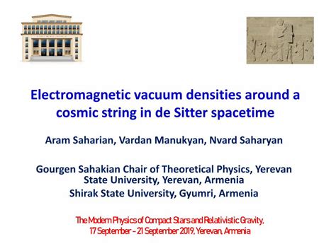 Pdf Electromagnetic Vacuum Densities Around A Cosmic String In €¦ · Vevs Of The Energy