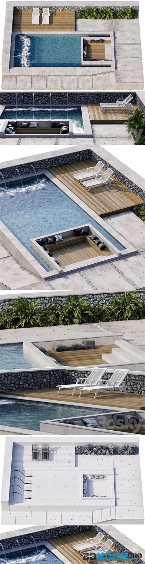 3d Model Pool 23 Hi Poly