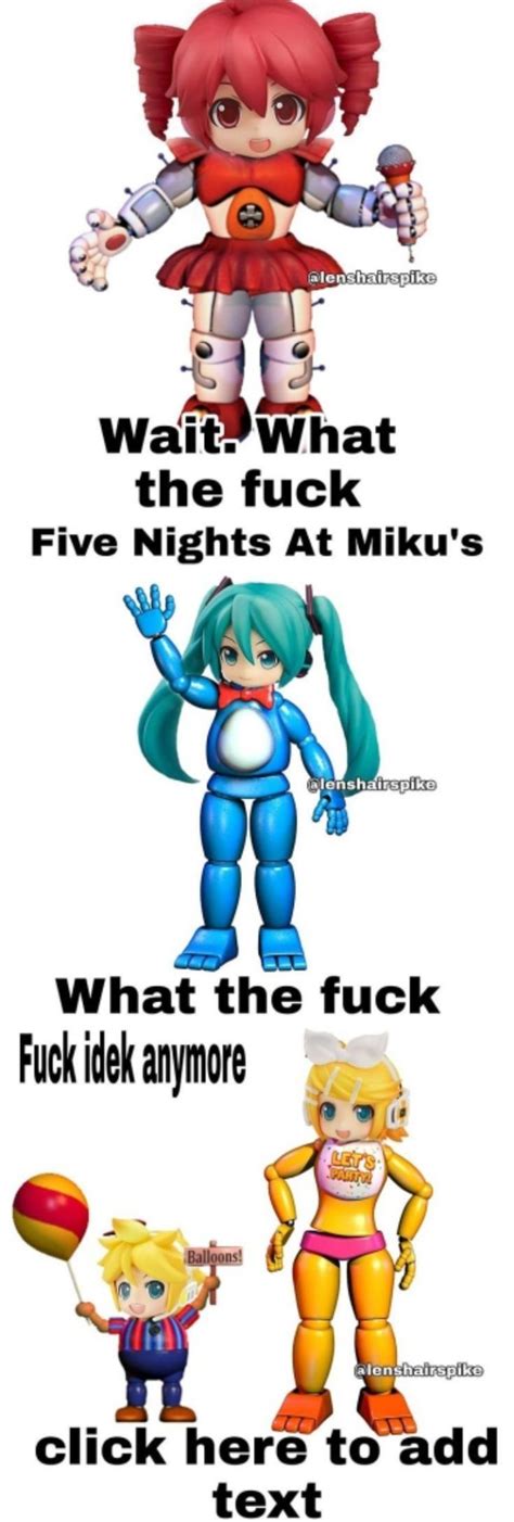 Five Nights At Mikus Vocaloid Funny Miku Anime Funny