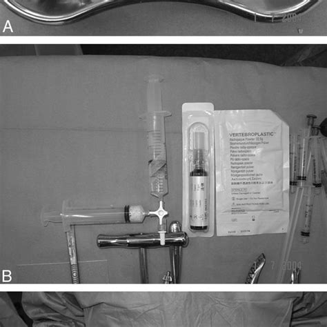 A The Gelfoam Sheet Cut Into Fine Pieces B Syringes Containing