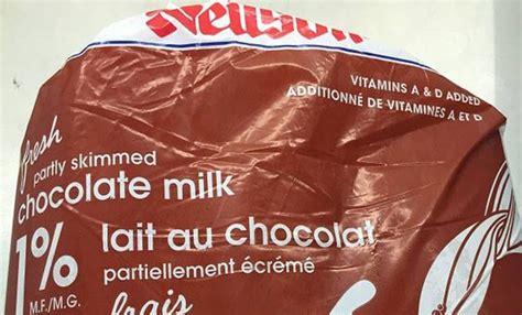 Even Chocolate Milk Comes In Bags In Parts Of Canada Canadian Food