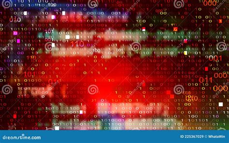 Futuristic Digital Technology Vector Background Cyber Attack