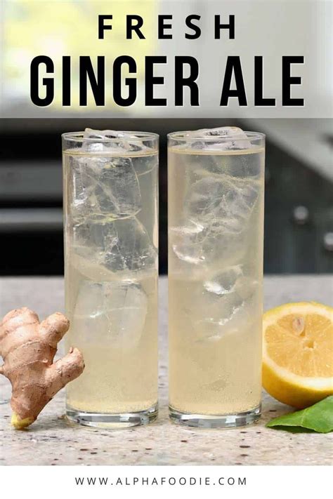 Fresh Ginger Ale Recipe Naturally Sweetened Ginger Ale Recipe With