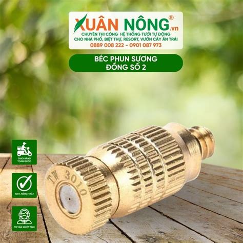 Béc Phun Sương đồng Số 2