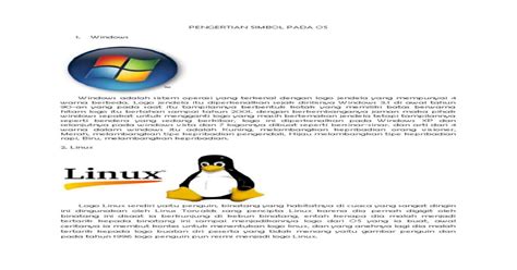 Download Pdf Arti Lambang Berbagai Macam Operating System Os