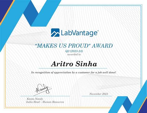 Thrilled To Receive The Makes Us Proud Award From Labvantage