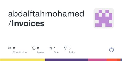 GitHub Abdalftahmohamed Invoices