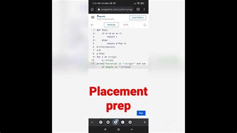 Factorial Factorial Sumzensar Pythonsolution Tcscoding By