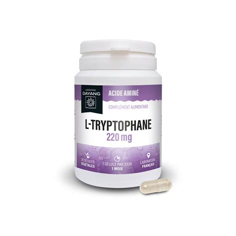 L Tryptophane 220 Mg Micronutrition Laboratoire Dayang