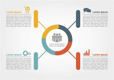 信息图表模板。可用于工作流布局，图表，业务步骤选项，横幅，网页设计。模板素材 稿定设计