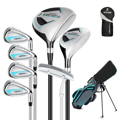 Xdrivemax 8 Pieces Complete Golf Club Set For Women Includes Stand Bag