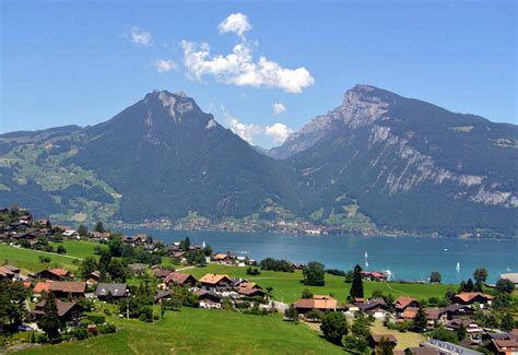 Photos A Lake Near Interlaken Switzerland Serves Many Purpose Both