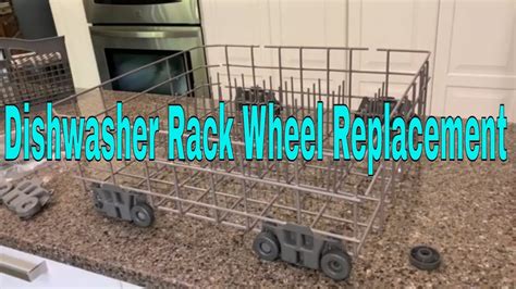 Diy How To Replace Kenmore Dishwashers Lower Rack Wheels Youtube