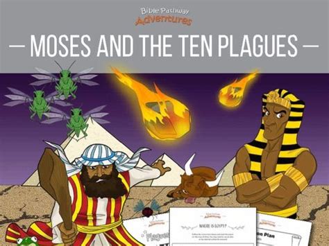 Moses And The Ten Plagues Activity Book And Lesson Plans Teaching