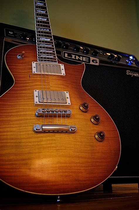 Esp Eclipse Ii Honey Burst Guitar Line 6 Spider Valve Amplifier