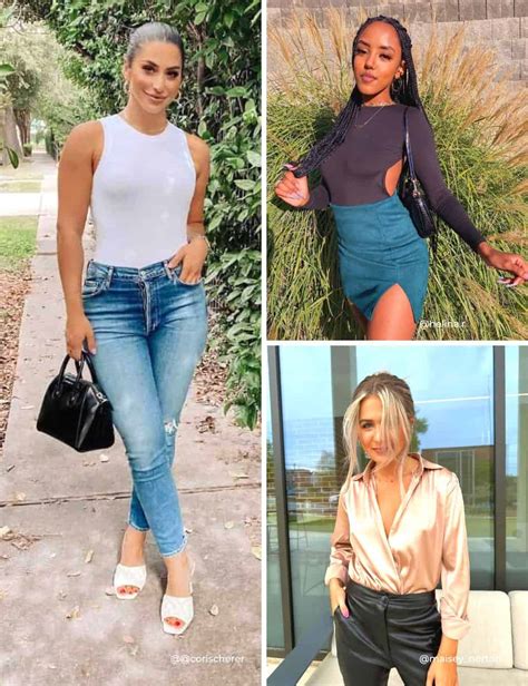 Lace Bodysuit Outfit Ideas