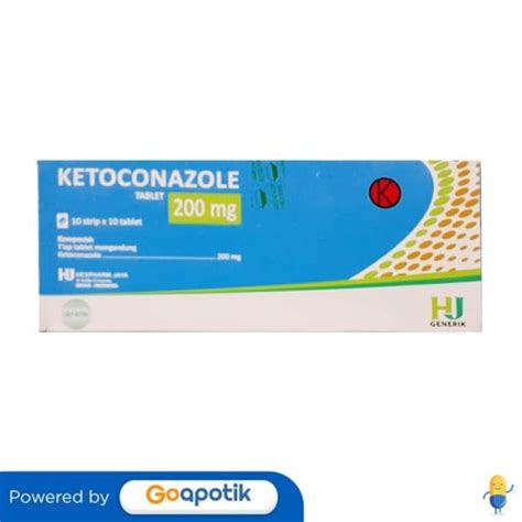 Jual Ketoconazole Hexpharm 200 Mg Box 100 Tablet Shopee Indonesia