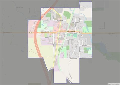 Map Of Minong Village