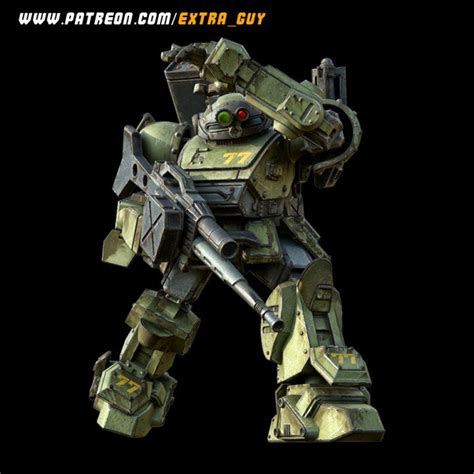 100mm 200mm Robot Bulky Mech Dreadnought By Extra Guy Etsy