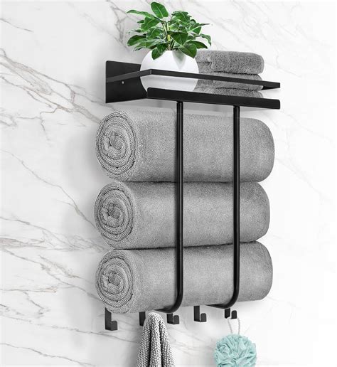 Towel Racks For Bathroom Towel Rack Wall Mounted With